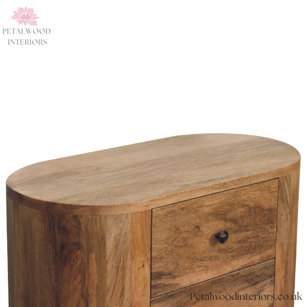 Solid Wood Mini Cabinet - 3 Drawers - Traditional Design – Petalwood ...